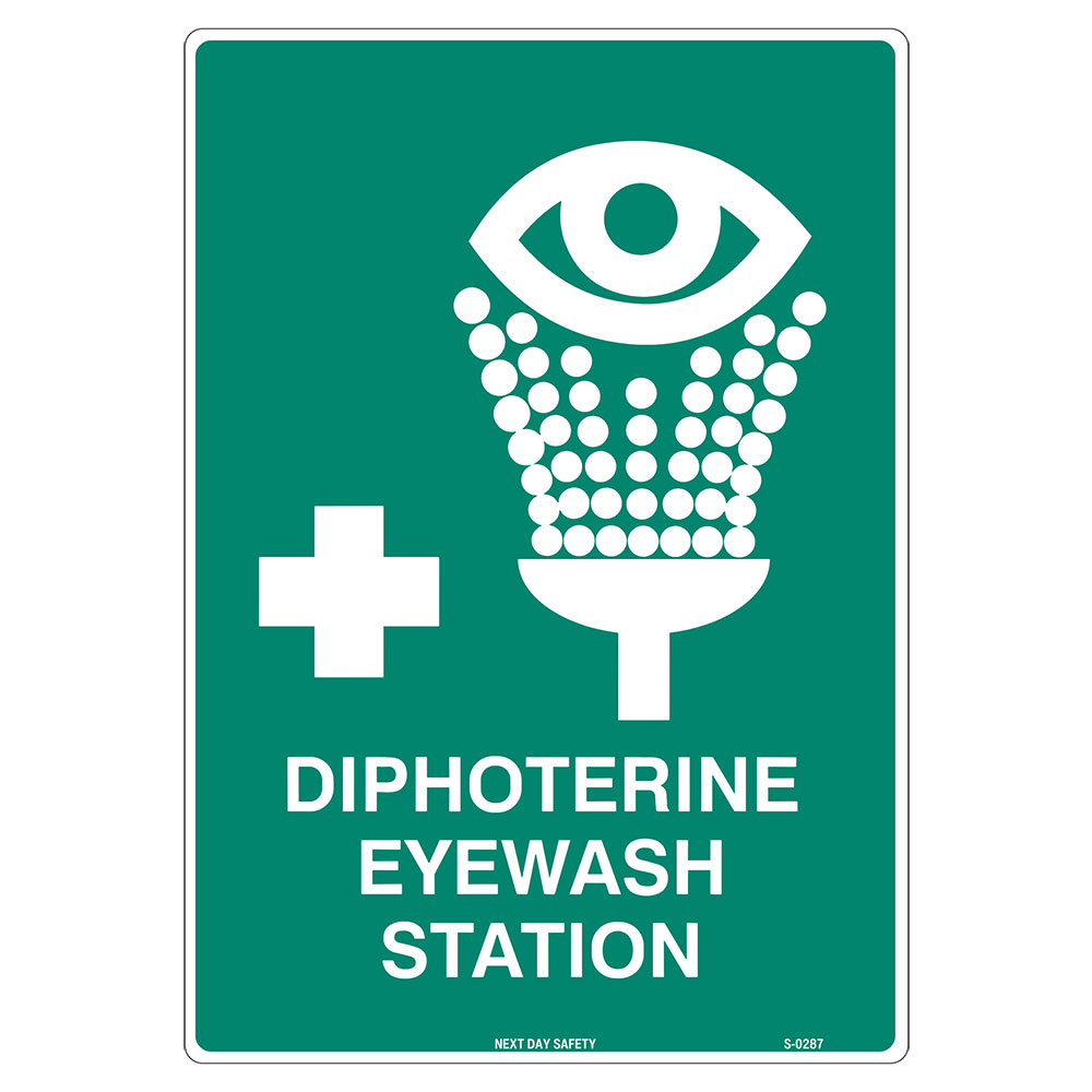 Eyewash Station Alert Sign - Next Day Safety