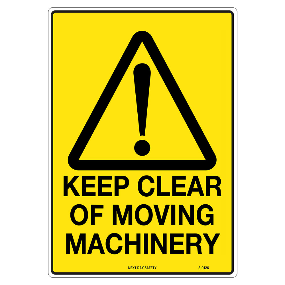 Keep Clear Warning Sign - Next Day Safety