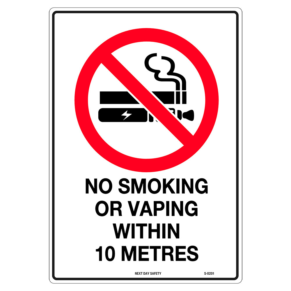No Smoking/Vaping Sign - Next Day Safety