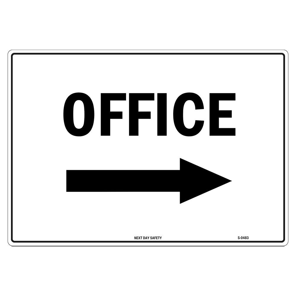Office Direction Sign - Next Day Safety