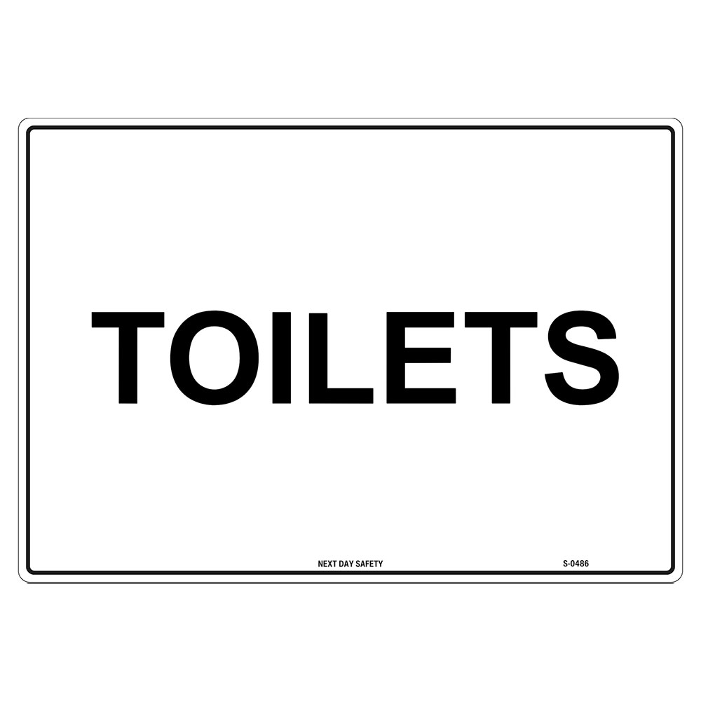 Toilets Sign - Next Day Safety