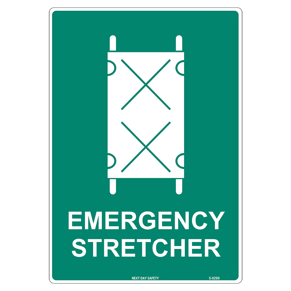 Stretcher Location Sign - Next Day Safety