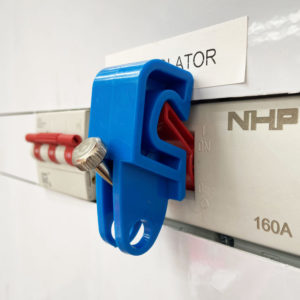 Wide Breaker Lockout Blue - Next Day Safety