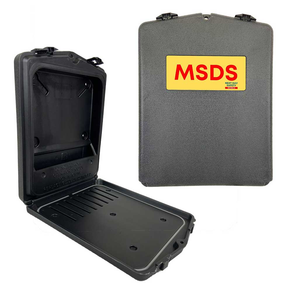 MSDS Holder Waterproof For Outdoor Use Next Day Safety MSDS Holder Waterproof For Outdoor Use Next Day Safety