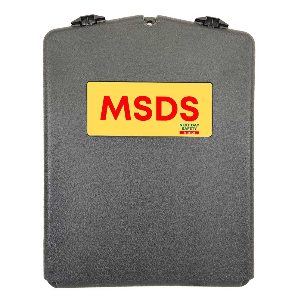 MSDS Holder Waterproof For Outdoor Use Next Day Safety MSDS Holder Waterproof For Outdoor Use Next Day Safety