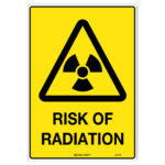 Warning Risk Of Radiation Sign - Next Day Safety