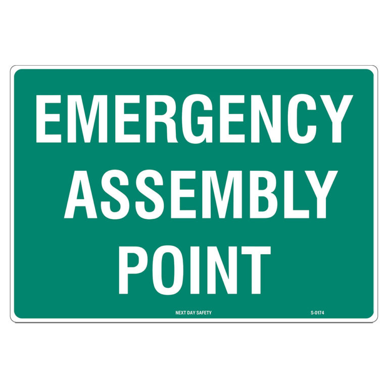 Emergency Signs Order Online - Next Day Safety