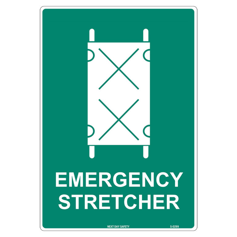 Stretcher Location Sign - Next Day Safety