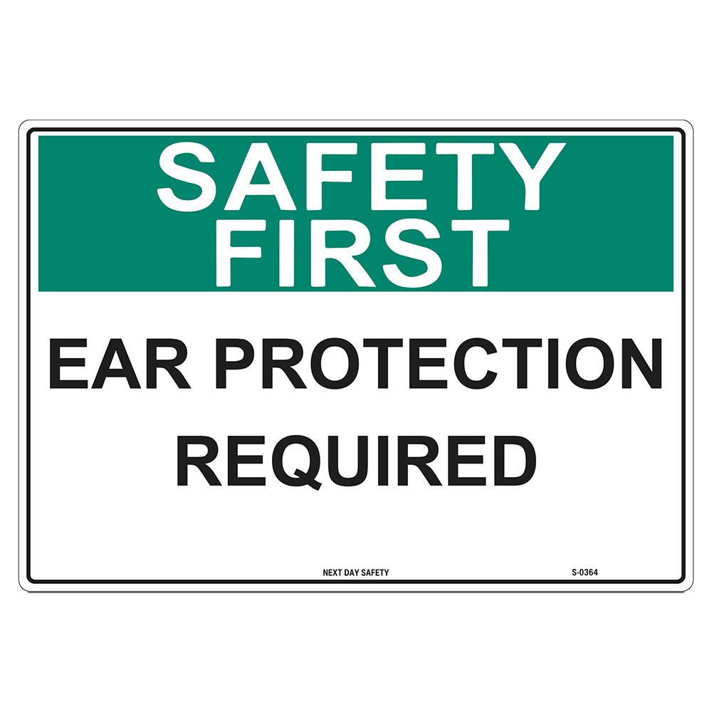 Ear Protection Sign - Next Day Safety