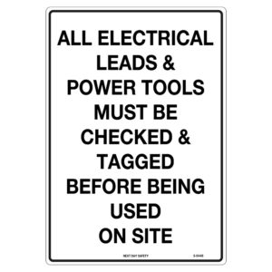 Electrical Safety Notice Sign - Next Day Safety