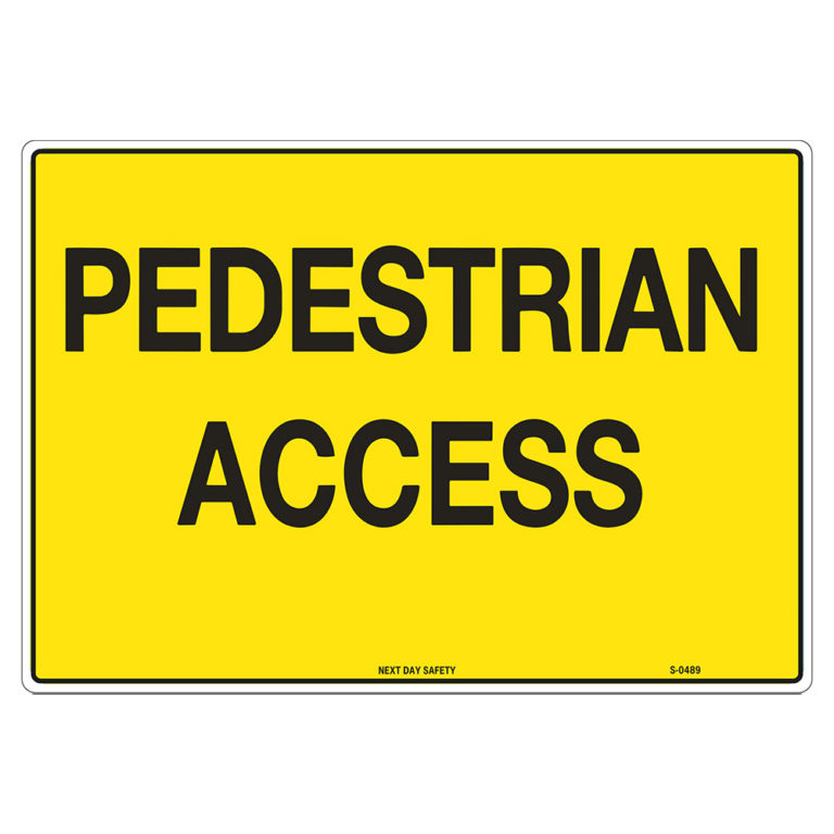 Pedestrian Route Sign - Next Day Safety