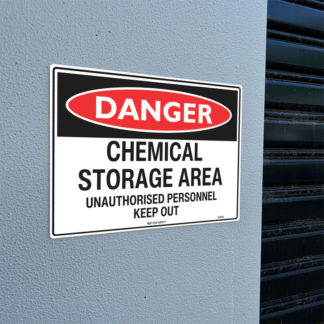 Danger Chemical Storage Area Sign - Next Day Safety