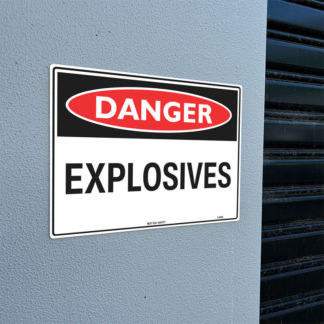Danger Explosives Sign - Next Day Safety
