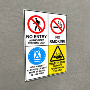 Multifunctional Safety Sign - Next Day Safety