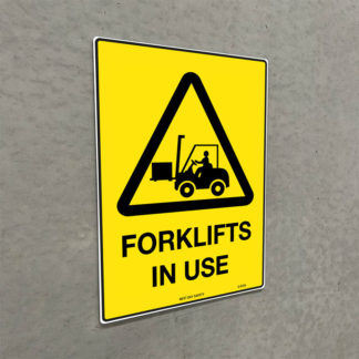 Warning Forklifts In Use Sign - Next Day Safety