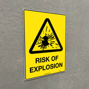 Warning Risk Of Explosion Sign - Next Day Safety