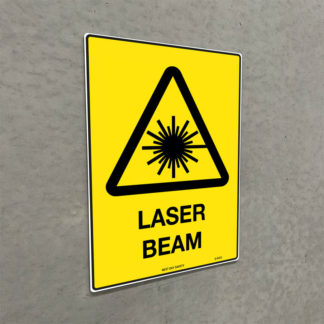 Warning Laser Beam Sign - Next Day Safety