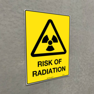 Warning Risk Of Radiation Sign - Next Day Safety