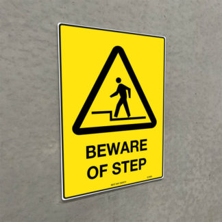 Warning Beware Of Step Sign - Next Day Safety