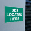 SDS Location Notice Sign - Next Day Safety