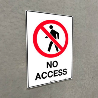 No Access Prohibition Sign - Next Day Safety