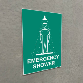 Emergency Shower Sign - Next Day Safety