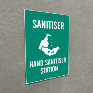Sanitiser Station Sign - Next Day Safety