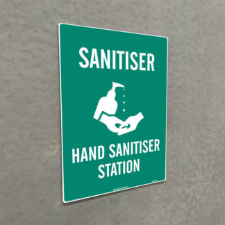 Sanitiser Station Sign - Next Day Safety