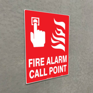 Fire Alarm Call Point Fire Sign - Next Day Safety