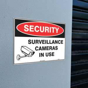 Surveillance Cameras In Use Security Sign - Next Day Safety