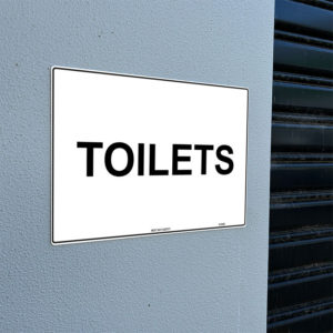 Toilets Sign - Next Day Safety