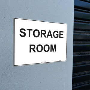 Storage Room Sign - Next Day Safety