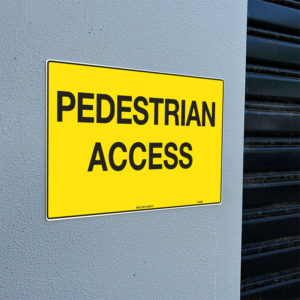 Pedestrian Route Sign - Next Day Safety