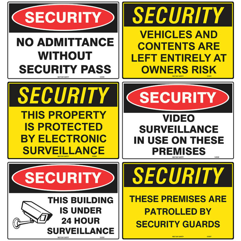 Safety Signs Order Online - Next Day Safety