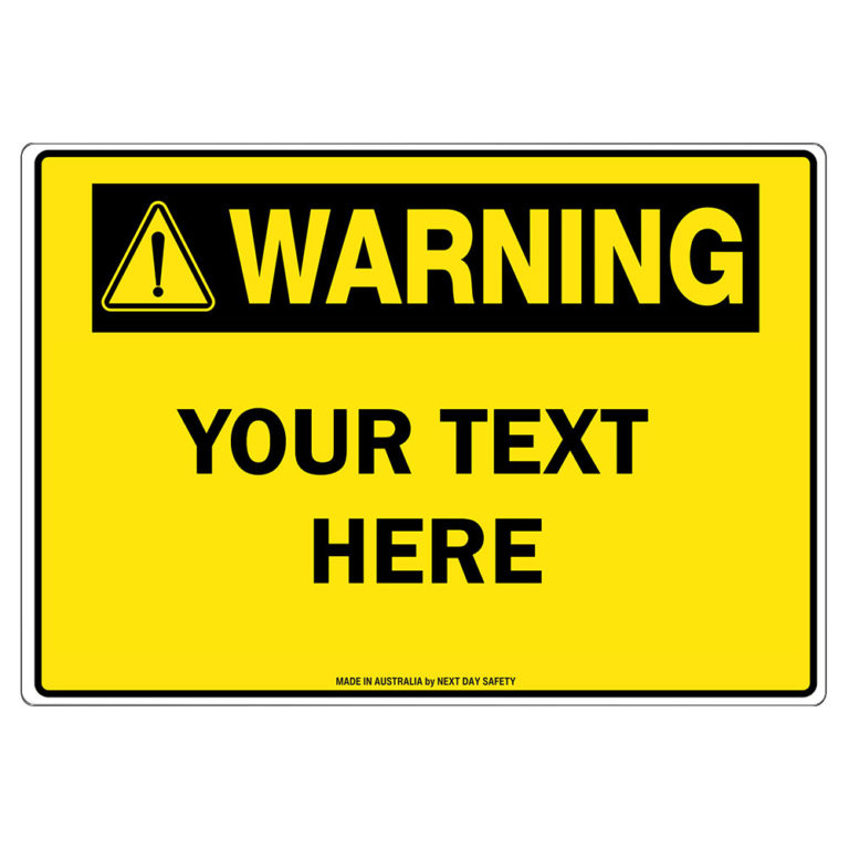 Warning Signs Order Online - Next Day Safety