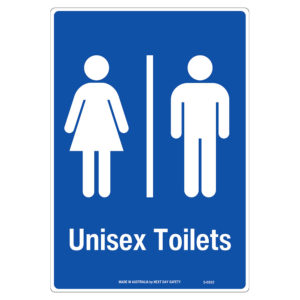 Unisex Toilets Sign - Next Day Safety