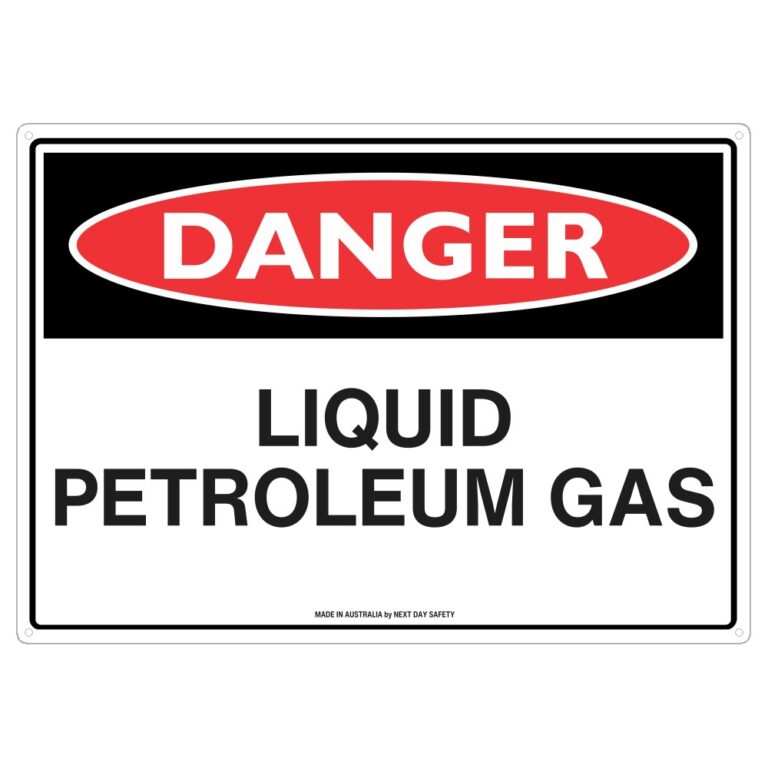 Danger Liquid Petroleum Gas Safety Sign - Next Day Safety