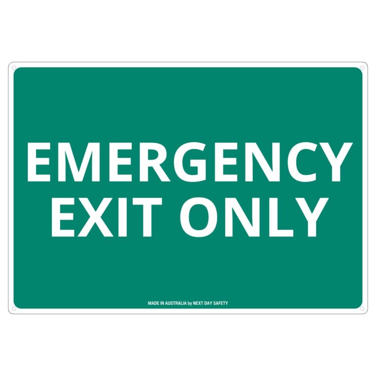 Emergency Signs Order Online - Next Day Safety